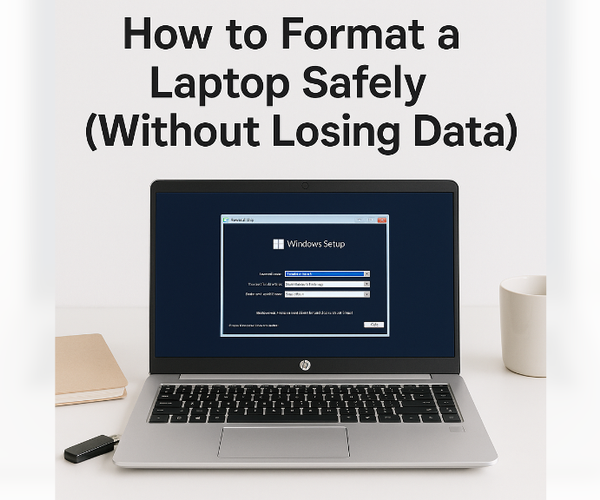 How to Format a Laptop Safely (Without Losing Data) | Innova Retail